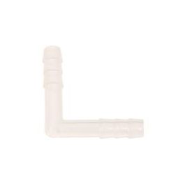L-Shaped Rubber Tubing Connector - 6 mm Diameter