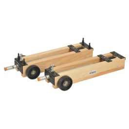 Pair of Wooden Dynamics Trolleys | Order Online