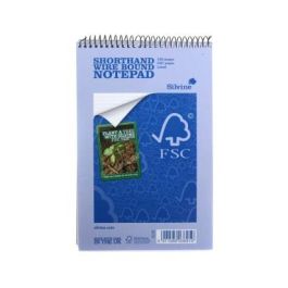 Shorthand Notepad Ruled 160 Pages 80 Sheets