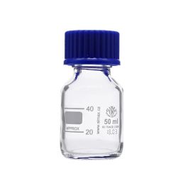 Simax Reagent Bottle + Cap & Pouring Ring 50ml